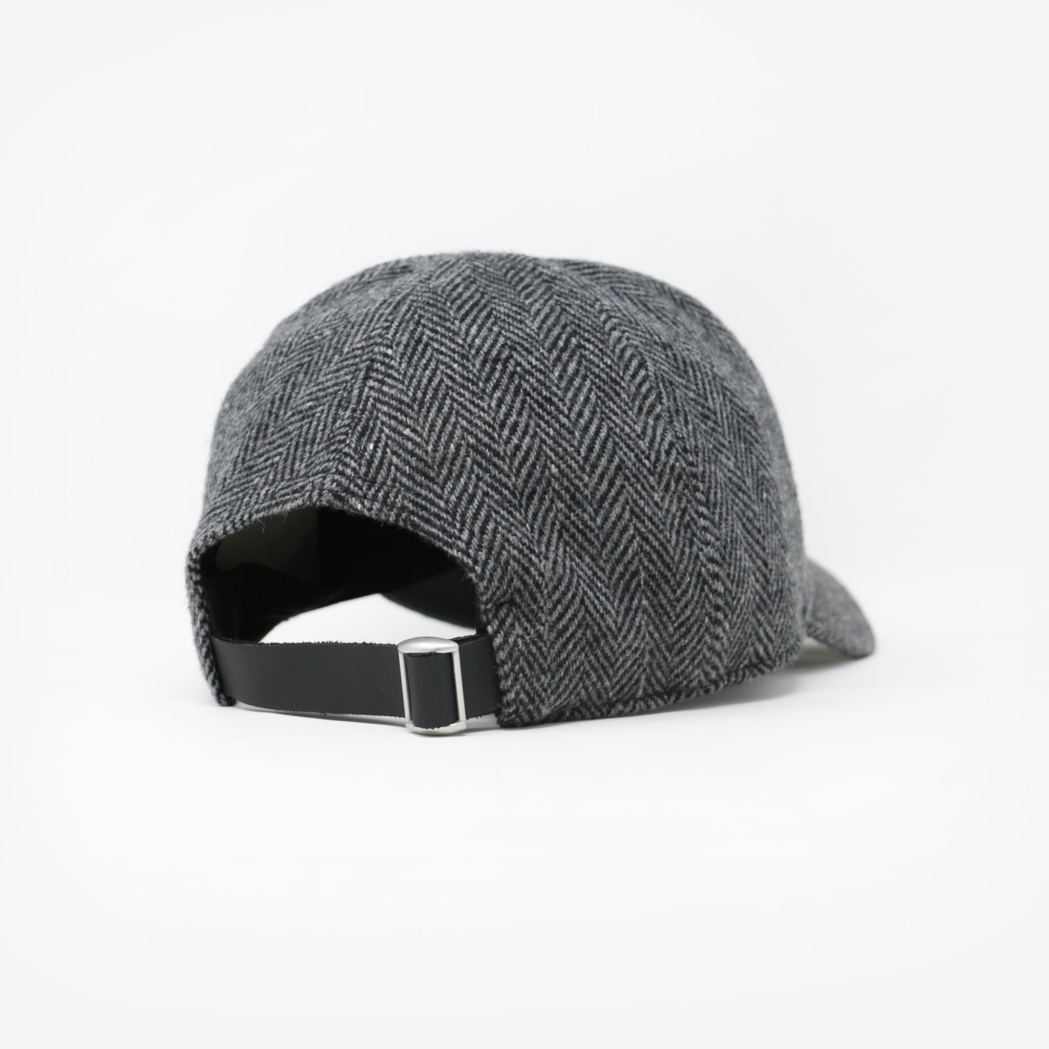 Black & Grey Wool 6-Panel Hat – storied hats