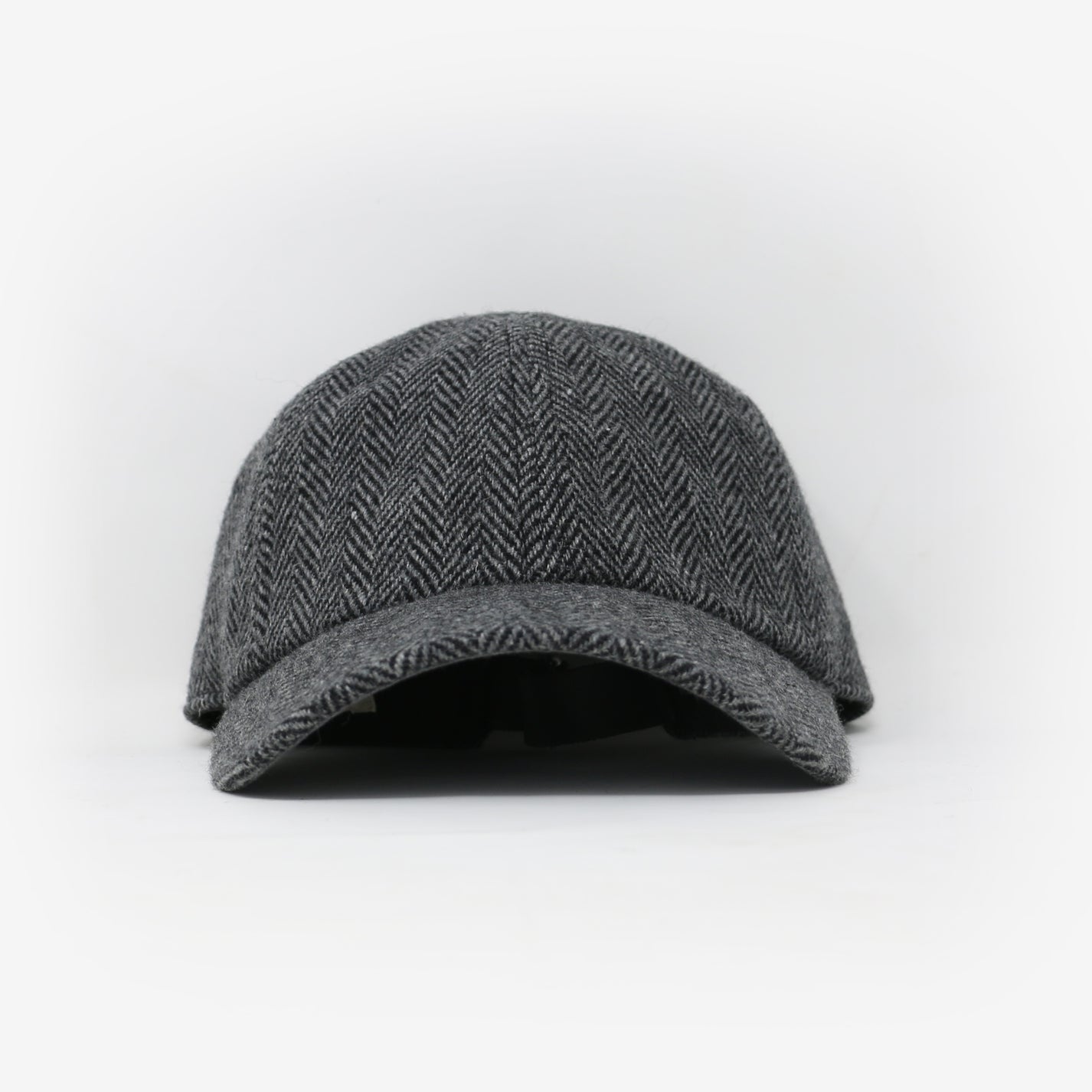 Black & Grey Wool 6-Panel Hat – storied hats