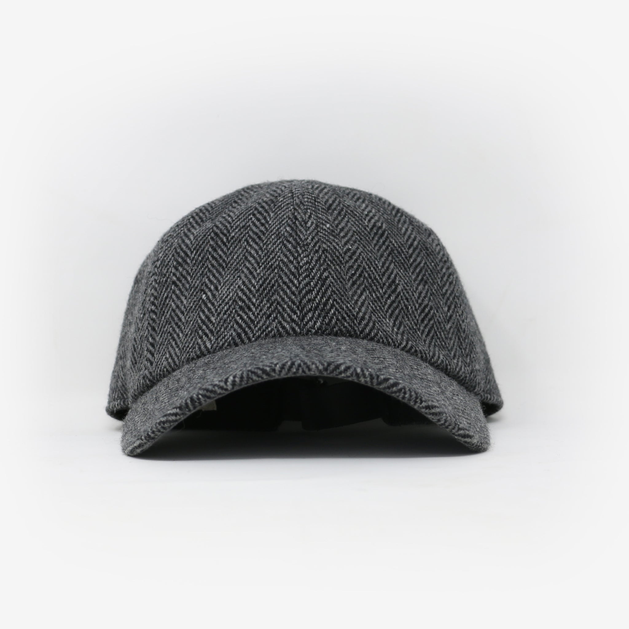 Black & Grey Wool 6-Panel Hat – storied hats