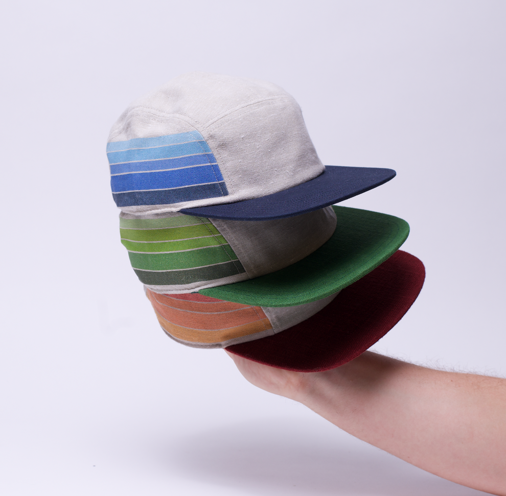 Retro Stripes Burgundy – storied hats