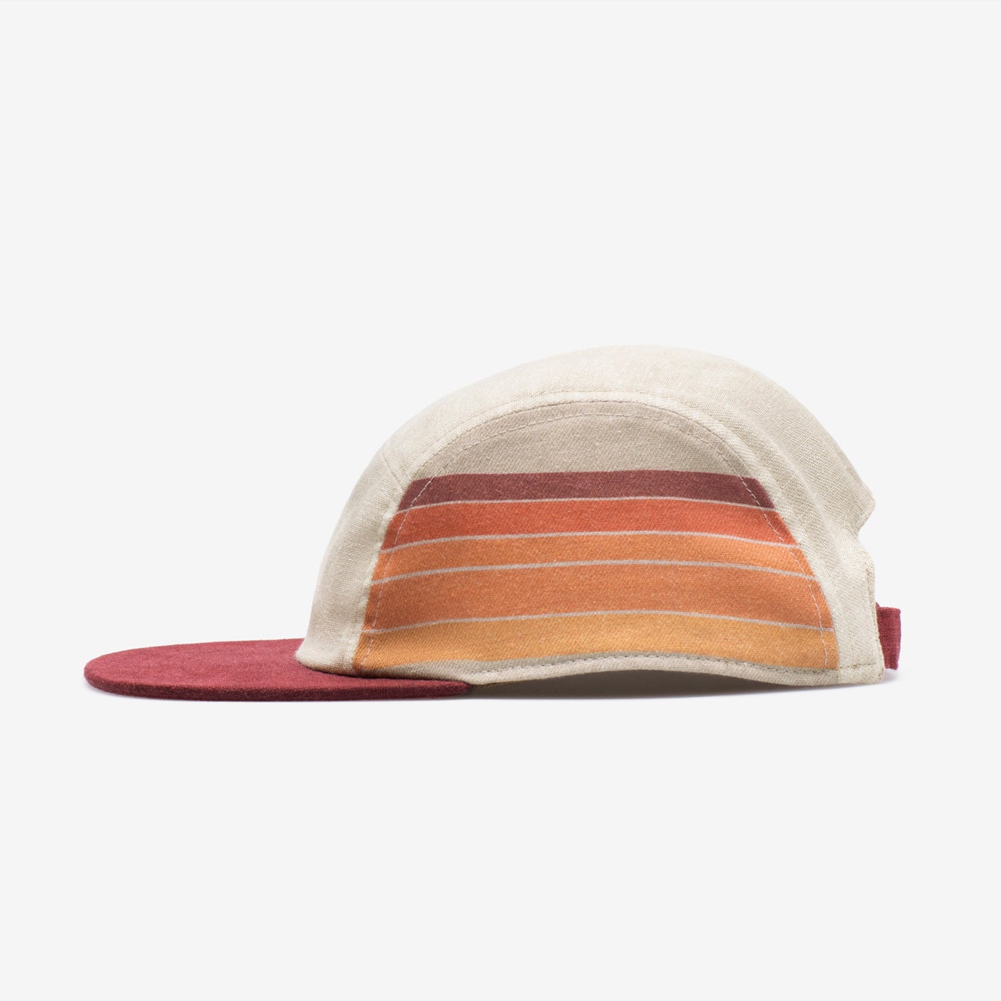 Retro Stripes Burgundy – storied hats