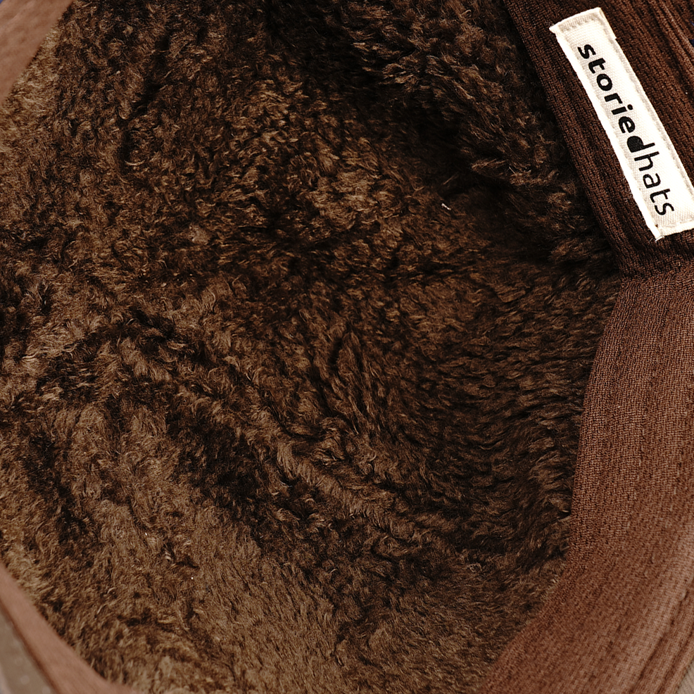Brushed Coffee Wool – storied hats