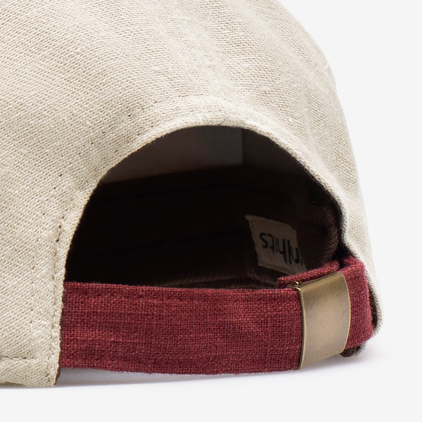 Retro Stripes Burgundy – storied hats